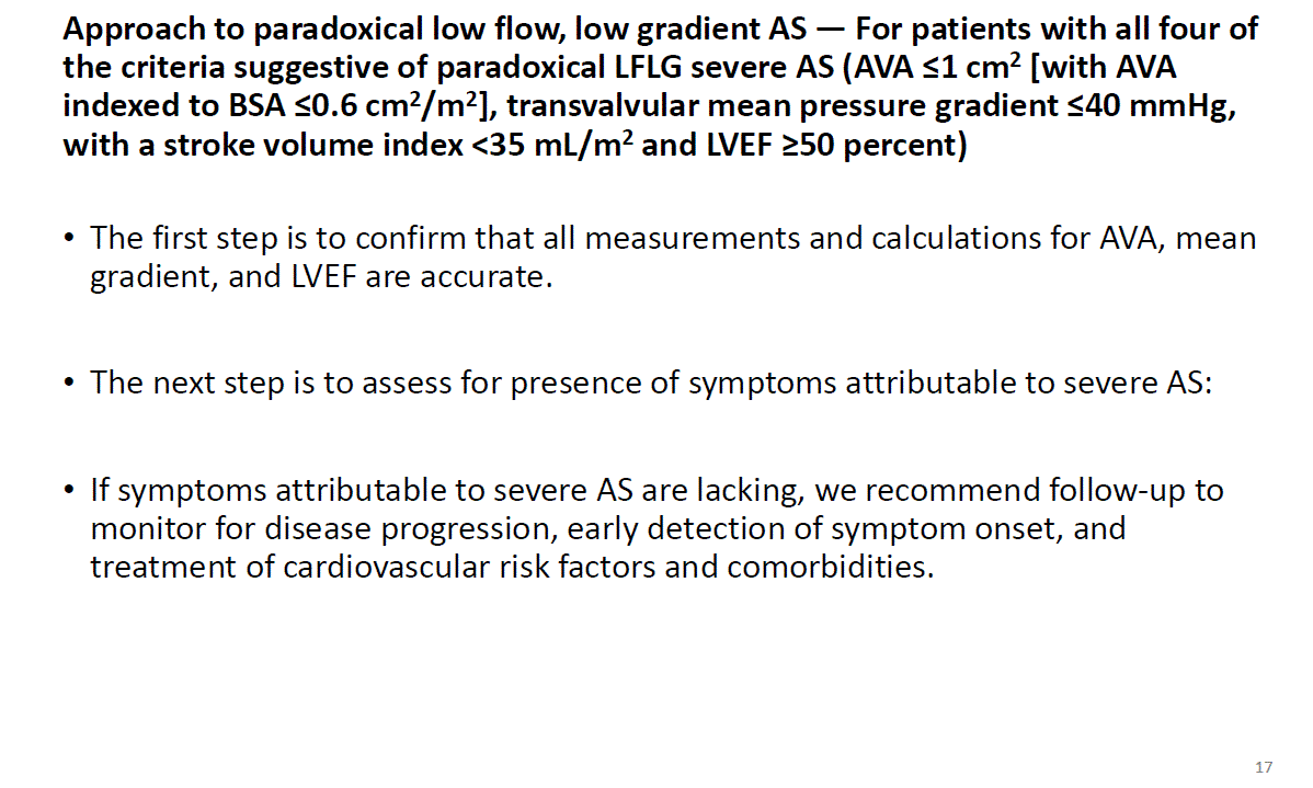 * In paradoxical low flow patient with EF more then 50% we have a step ...